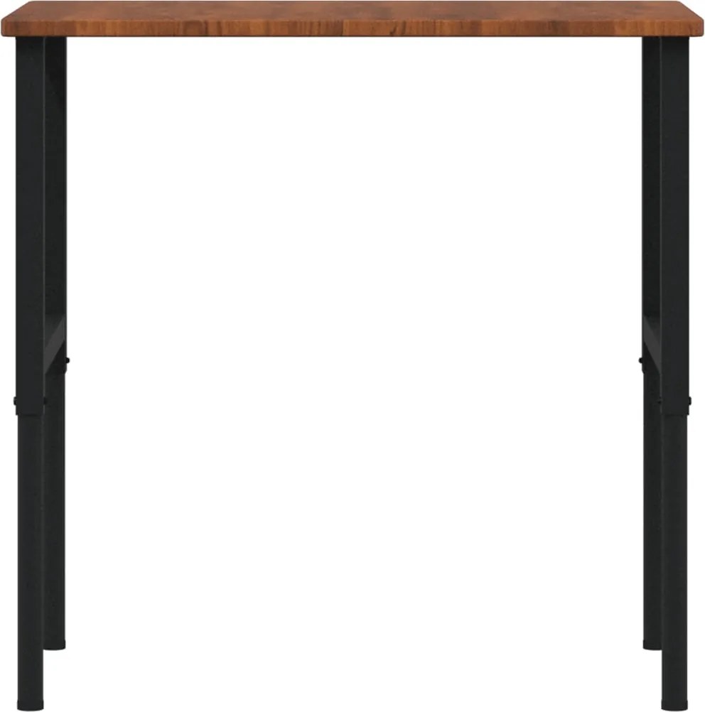 Pracovní stůl tmavě hnědý 100x60x(71,5–98) cm dub obdélníkový 3309681