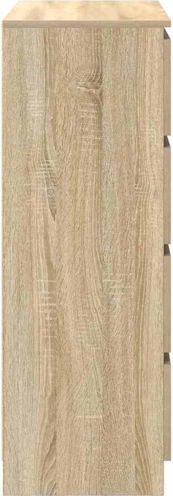 Příborník dub sonoma 80x35x99 cm kompozitní dřevo 3328482