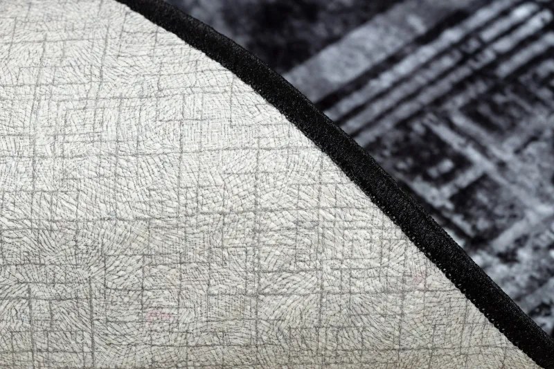 Dywany Łuszczów, Kusový koberec Miro 51278.810 Marble black / white, 120x170, černobílá, chodba / předsíň