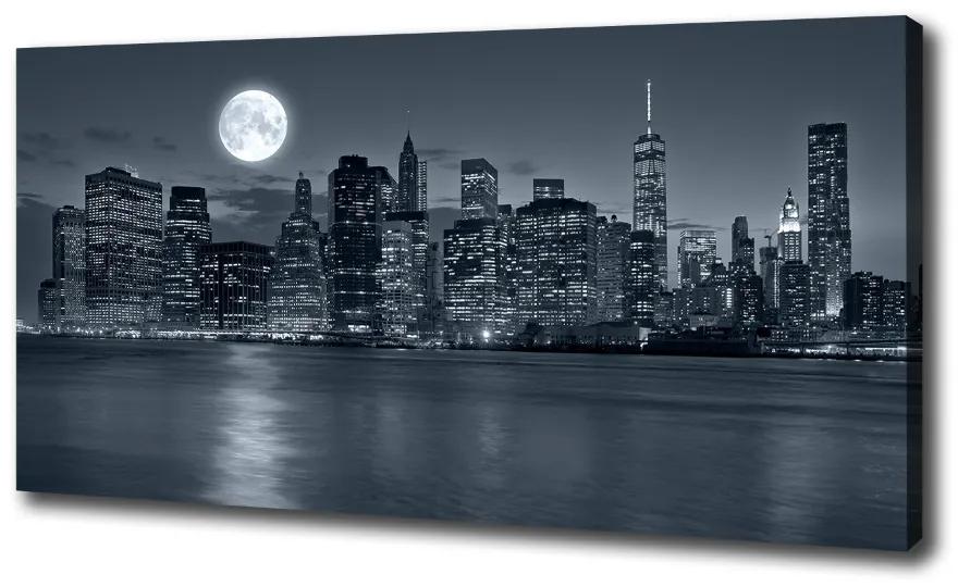 Wallmuralia Foto obraz na plátně do obýváku New York noc 100x50