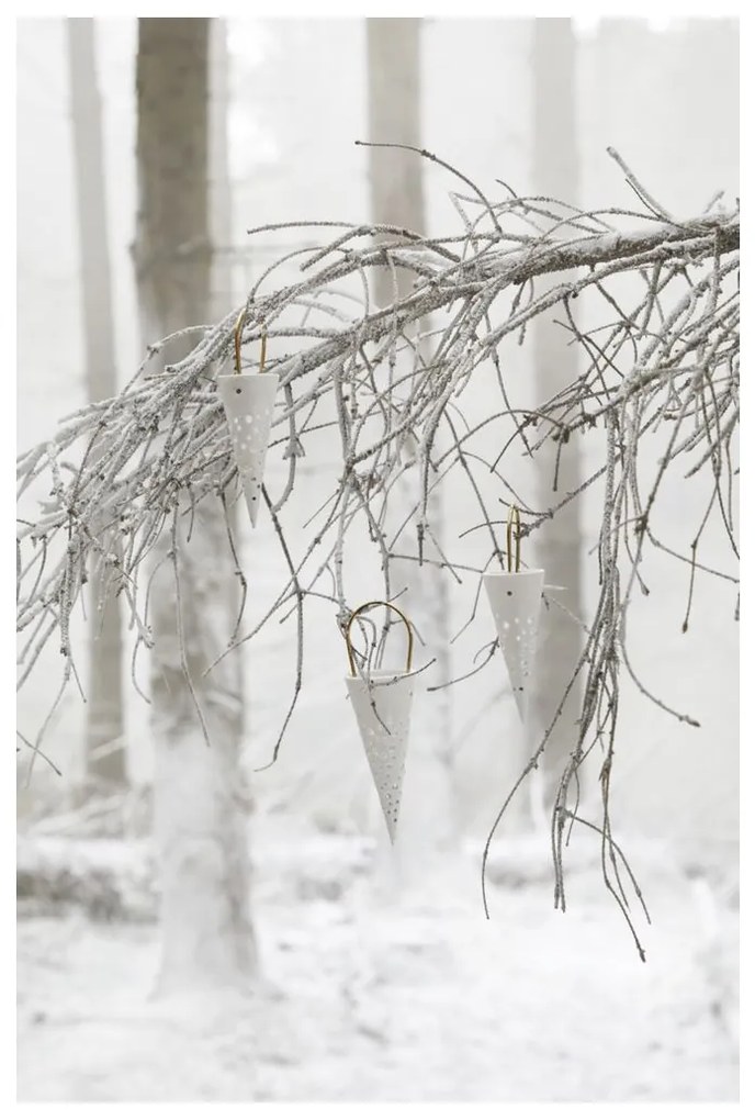 Vánoční ozdoba Nobili White - 15,5 cm Kähler