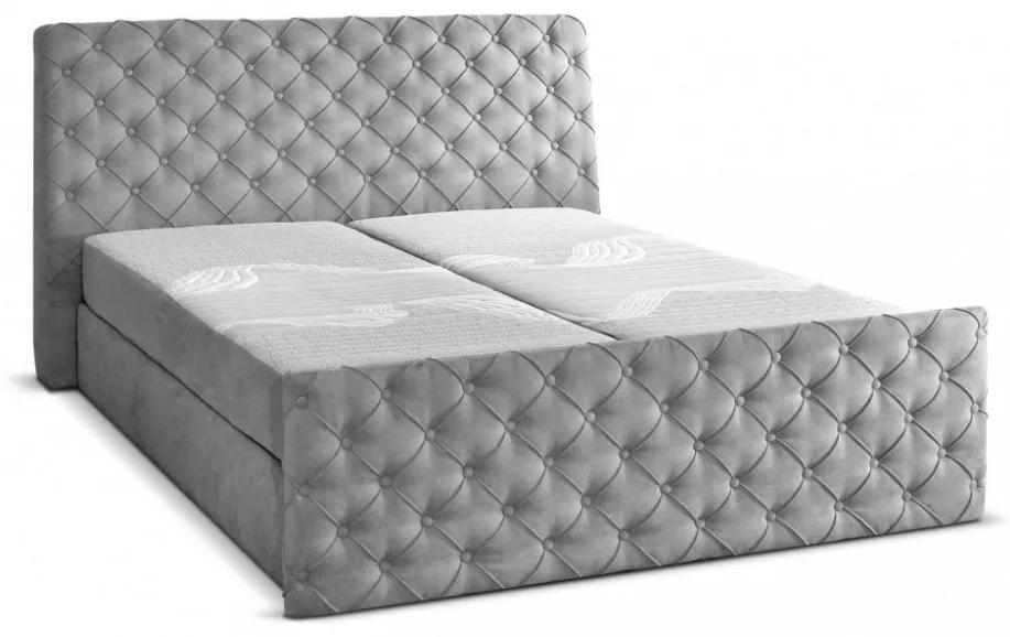 Elegantní čalouněná postel MADRID 160x200 cm Charles 4