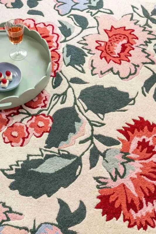 Brink&Campman Laura Ashley Wendling Floral 083100 250x350cm poppy red