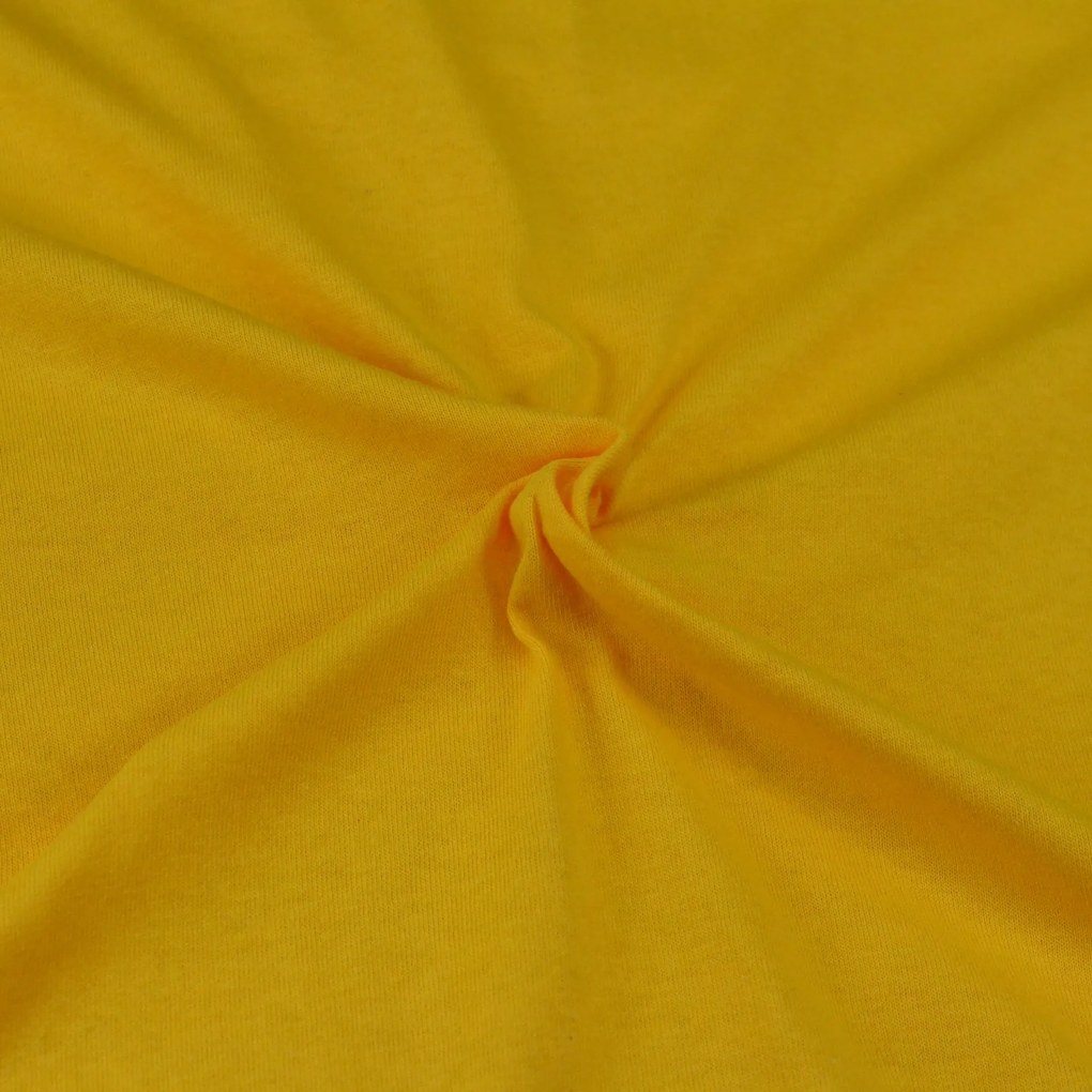 Brotex Jersey prostěradlo sytě žluté, Výběr rozměru Varianta: Dětské 70x140cm