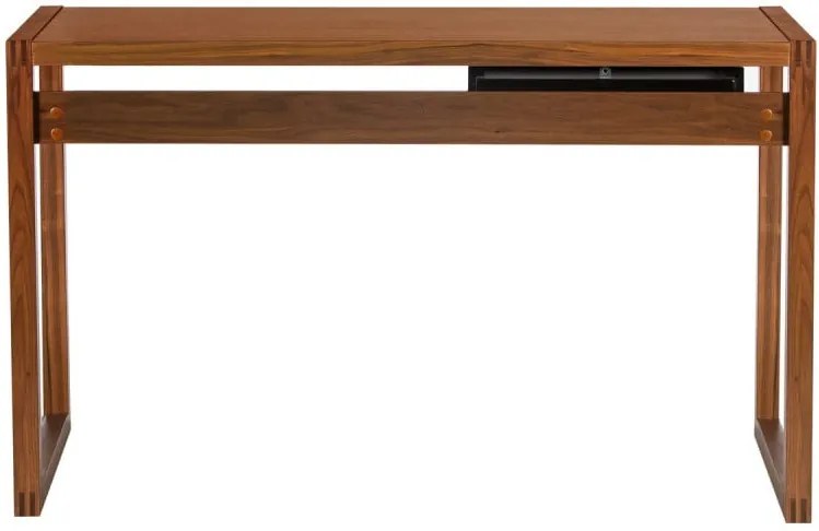 Pracovní stůl z ořechového dřeva We47 Renfrew, 126 x 55 cm