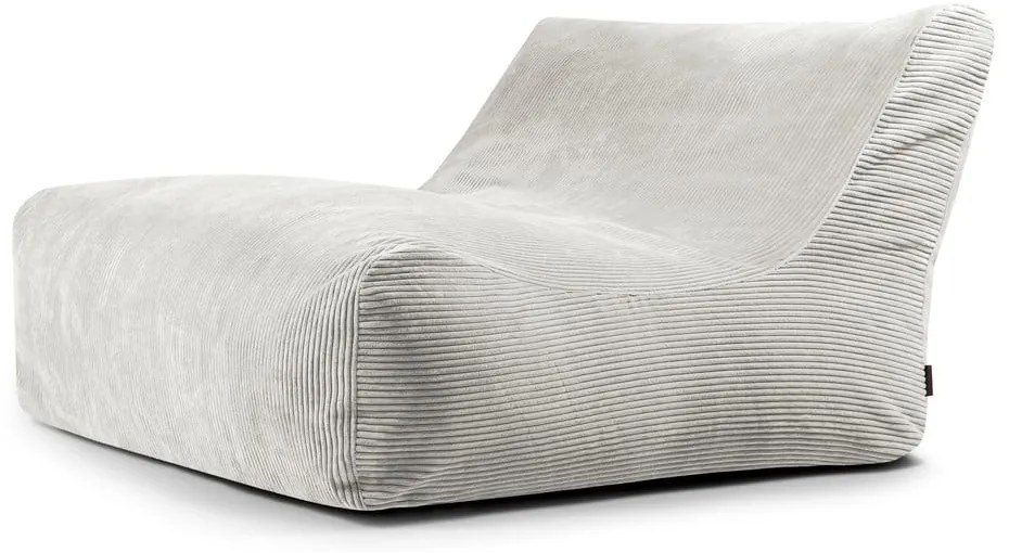 Krémový manšestrový sedací vak Sofa Lounge – SLOWDOWN