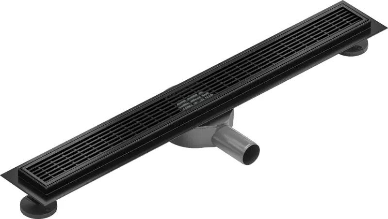 Mexen Flat 360° M33 otočný liniový odtok 70 cm, černý - 1733070-40