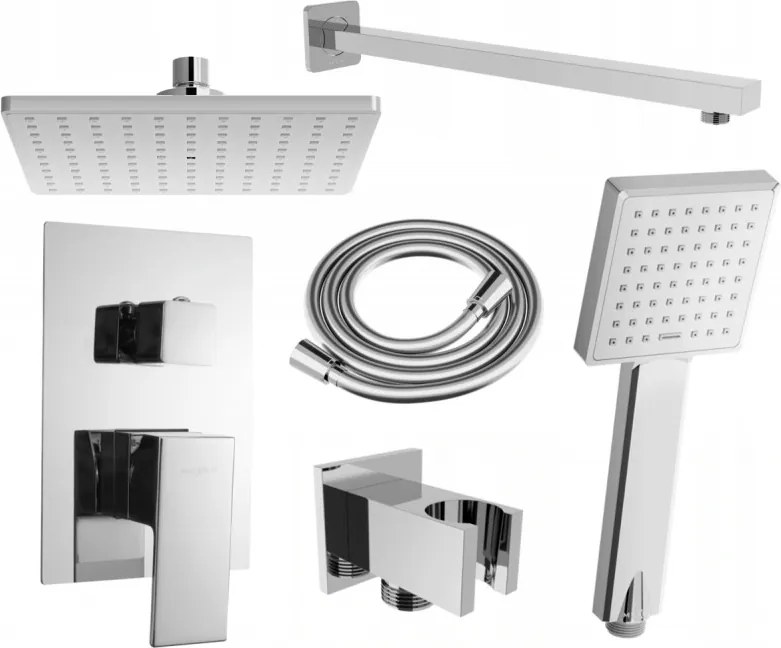 Mexen Uno, podomítkový sprchový set DR45, chromová, 71435DR45-00