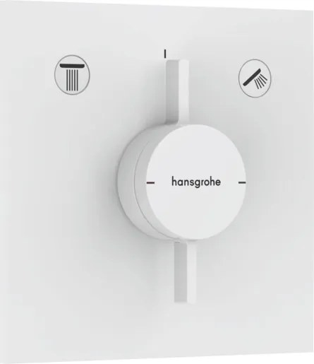 Hansgrohe DuoTurn E sprchová a vanová baterie bez podomítkového tělesa matná bílá 75417700