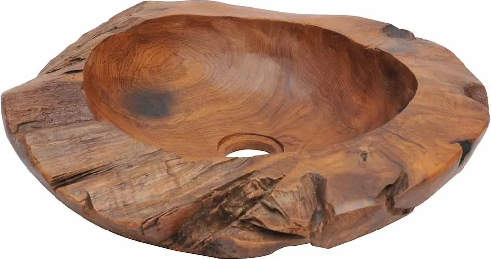 Umyvadlo masivní teak 45 cm 243475