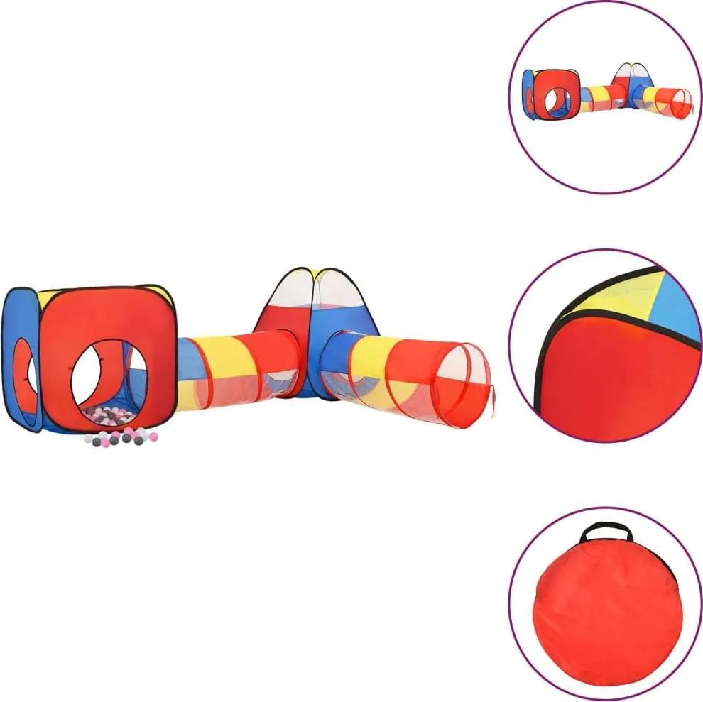 vidaXL Dětský stan na hraní s 250 míčky 190 x 264 x 90 cm [3107734] Barva: Vícebarevný