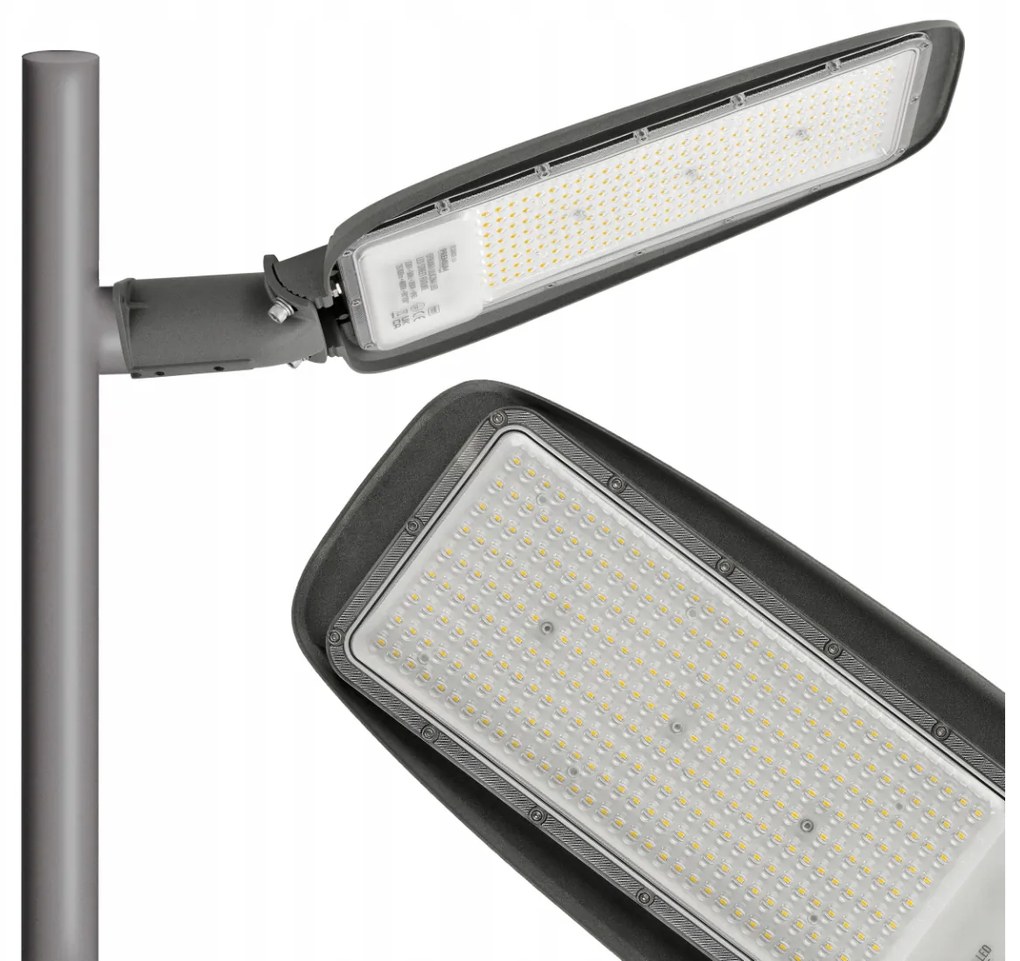 ECOLIGHT LED pouliční lampa 200W 26000lm IP65 studená bílá 6500K - Eco Light