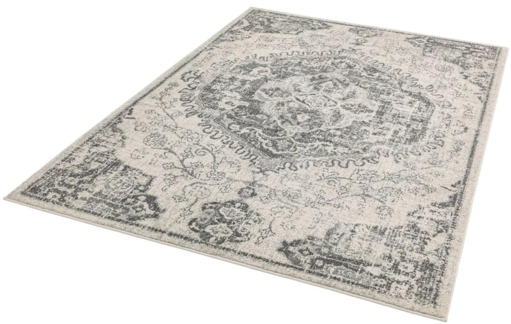 Šedý  koberec Dinamo Oriental Ivory Rozměry: 160x230 cm
