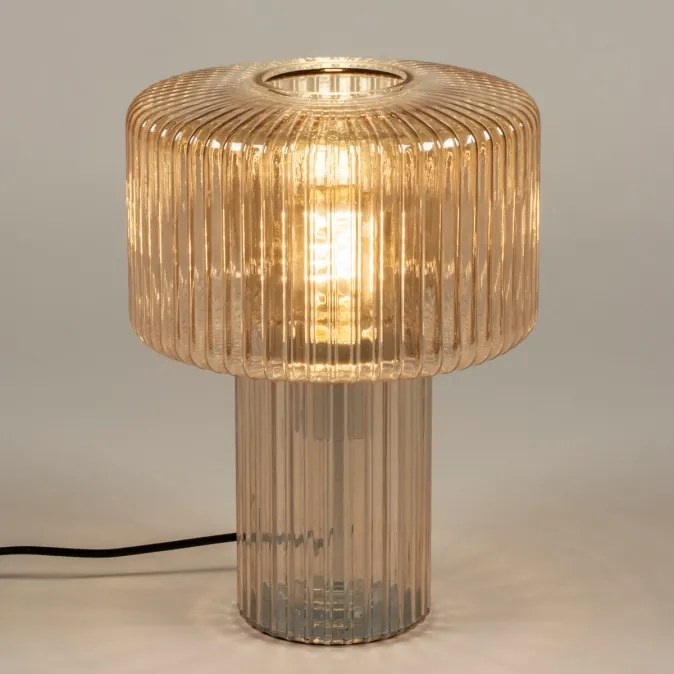 Stolní retro lampa Lisboa Glass Bernstein