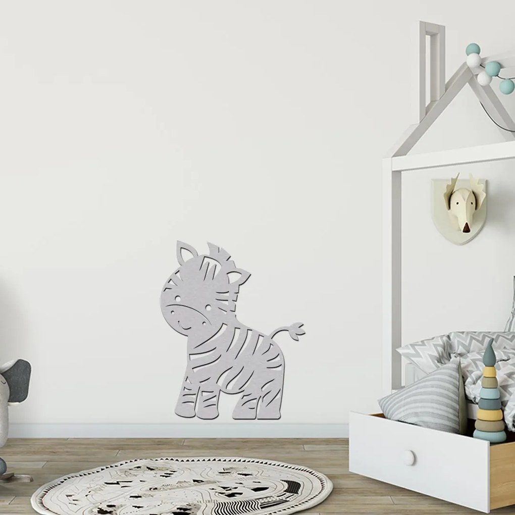 dřevo života Dřevěná dekorace ZEBRA Zvolte barvu dekoru: Bílá, Rozměry šxv (cm): 65x80