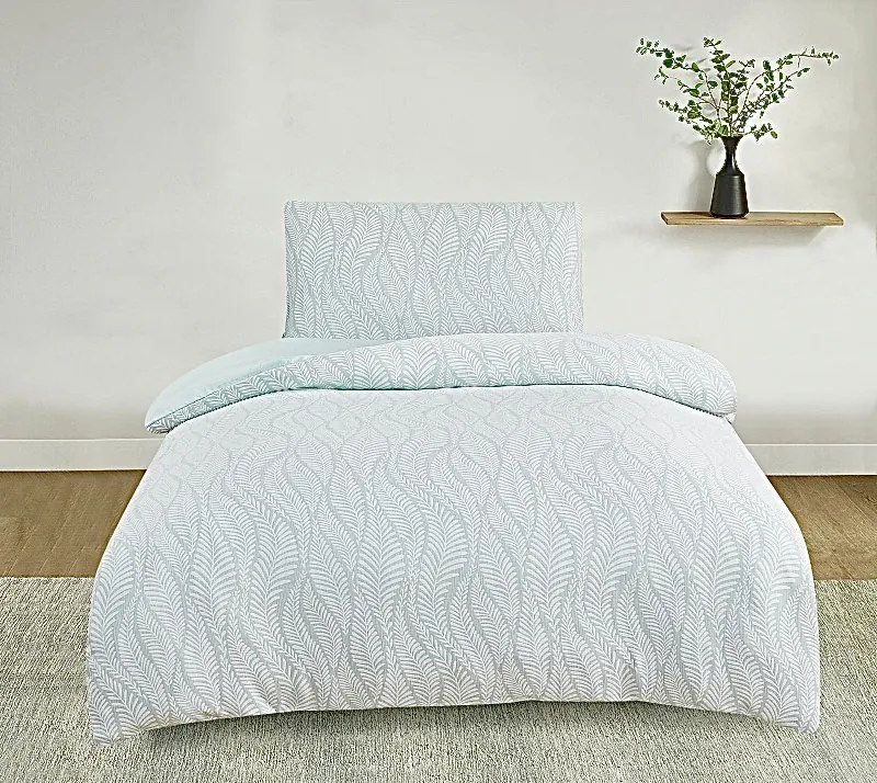 Povlečení žakarové damašké Harmony světle zelené 200x140cm+90x70cm TiaHome