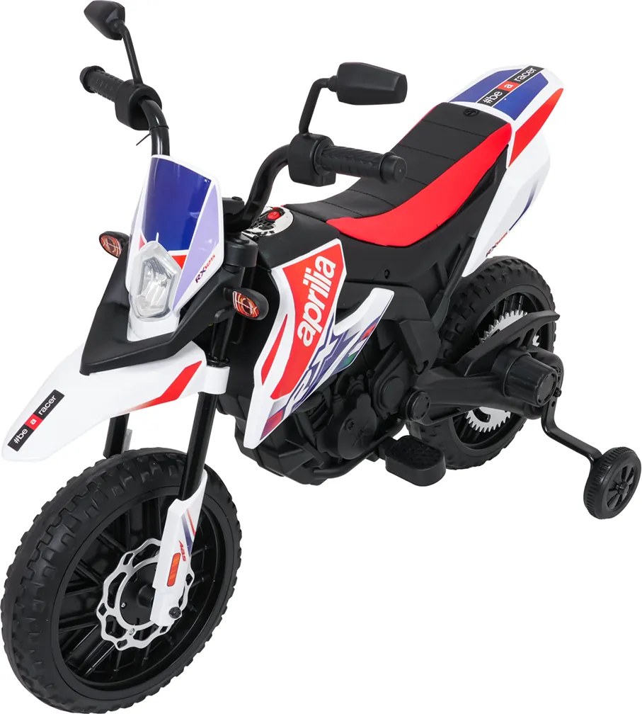 Ramiz Dětská motorka Aprilia RX bílá