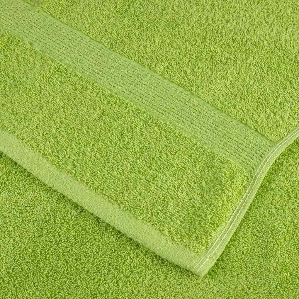 Premium ručníky SOLUND 2 jablkově zelené 100x200cm 600g/m² 137509