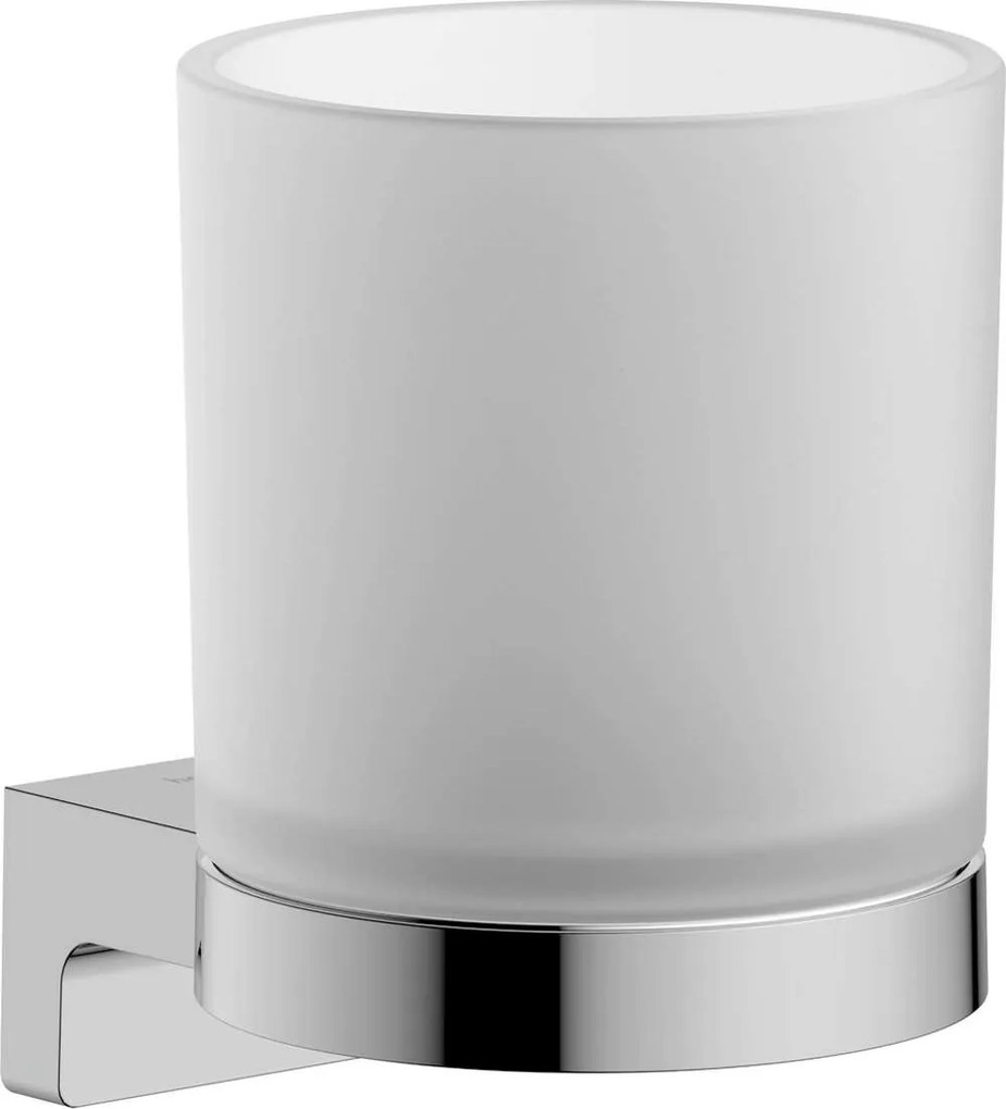 Hansgrohe AddStoris S - Držák kartáčků a pasty, matné sklo/chrom 41769000