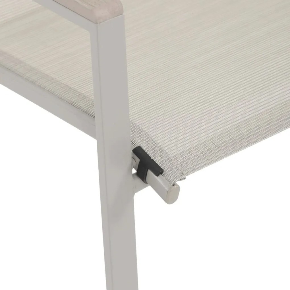 Vikio Zahradní jídelní set 150x90 pro 6 osob bežová AZS156BE-6