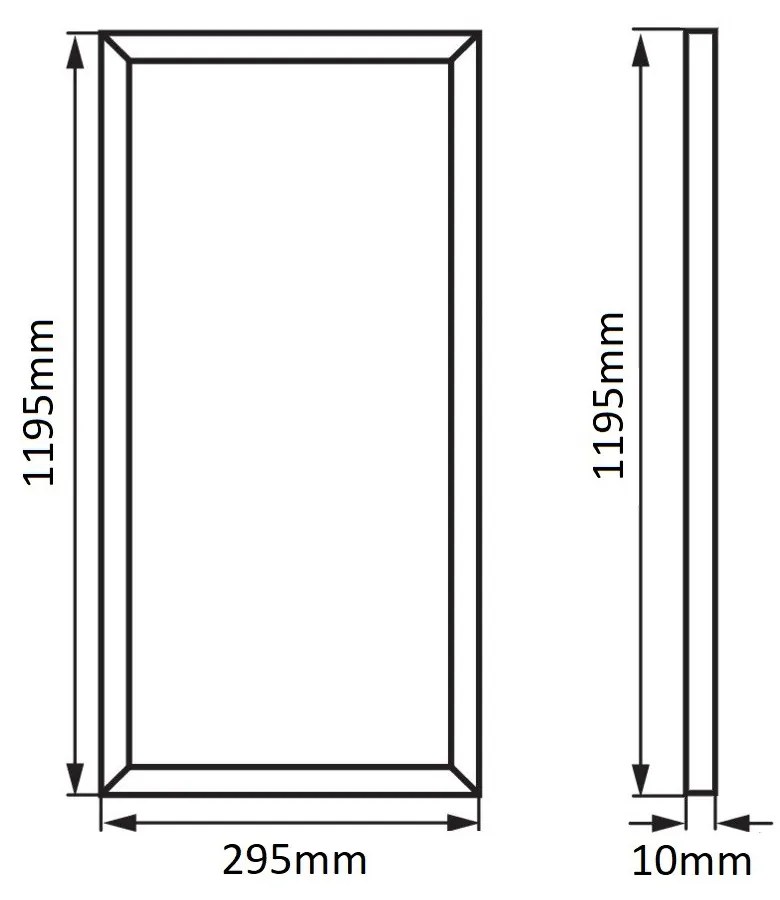 T-LED LED panel ELP30120 48W 30x120cm Denní bílá