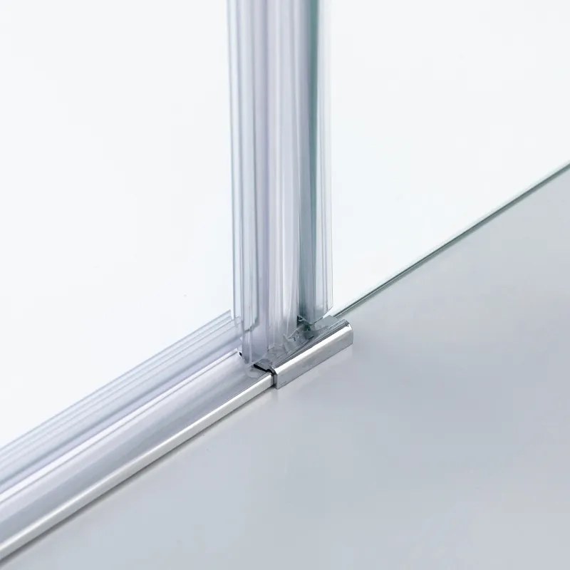 BPS-koupelny Čtvercový sprchový kout HYD-SK1390B 90x90 chrom/transparent - bez vaničky