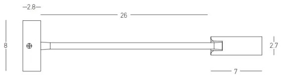 Zambelis 22049 - LED Flexibilní lampička LED/3W/230V CRI90 černá