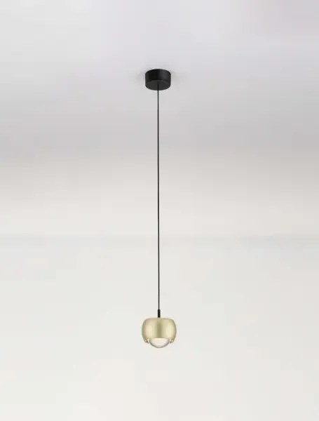 LED zlatý moderní lustr Conga