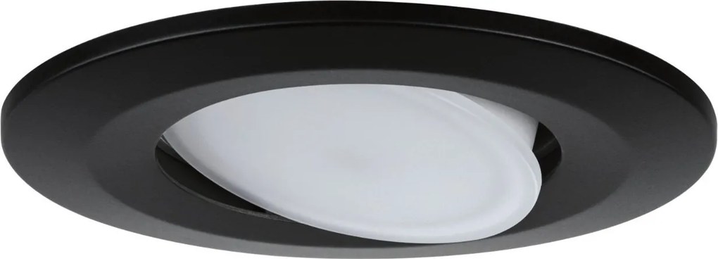 P 93096 HomeSpa LED vestavné svítidlo Calla 3ks sada výklopné IP65 90mm 30° 3x5W 230V CCT černá mat - PAULMANN