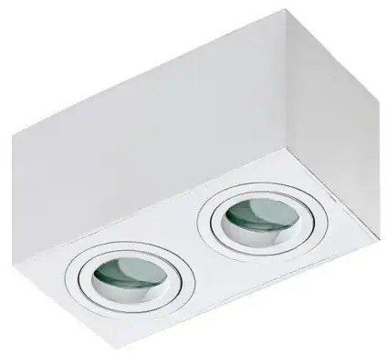 Moderní bodové svítidlo Brant 2 SQ IP44 bílé