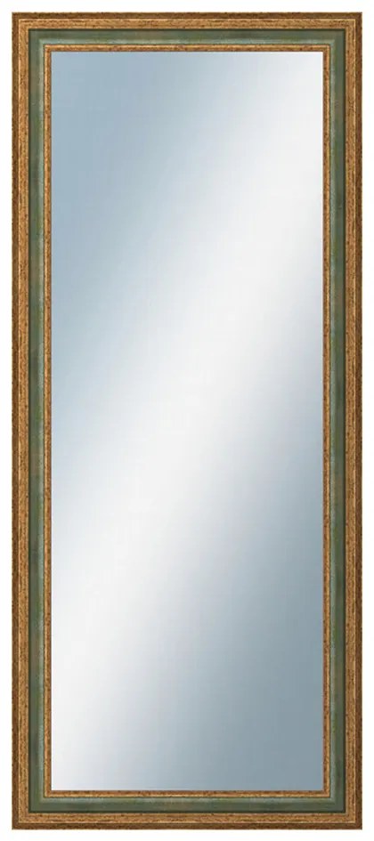 DANTIK - Zarámované zrcadlo - rozměr s rámem cca 60x140 cm z lišty HRAD zelená (3005)