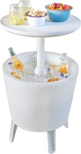 Keter Illuminated Cool Bar chladicí stolek bílá plast 30l 231366