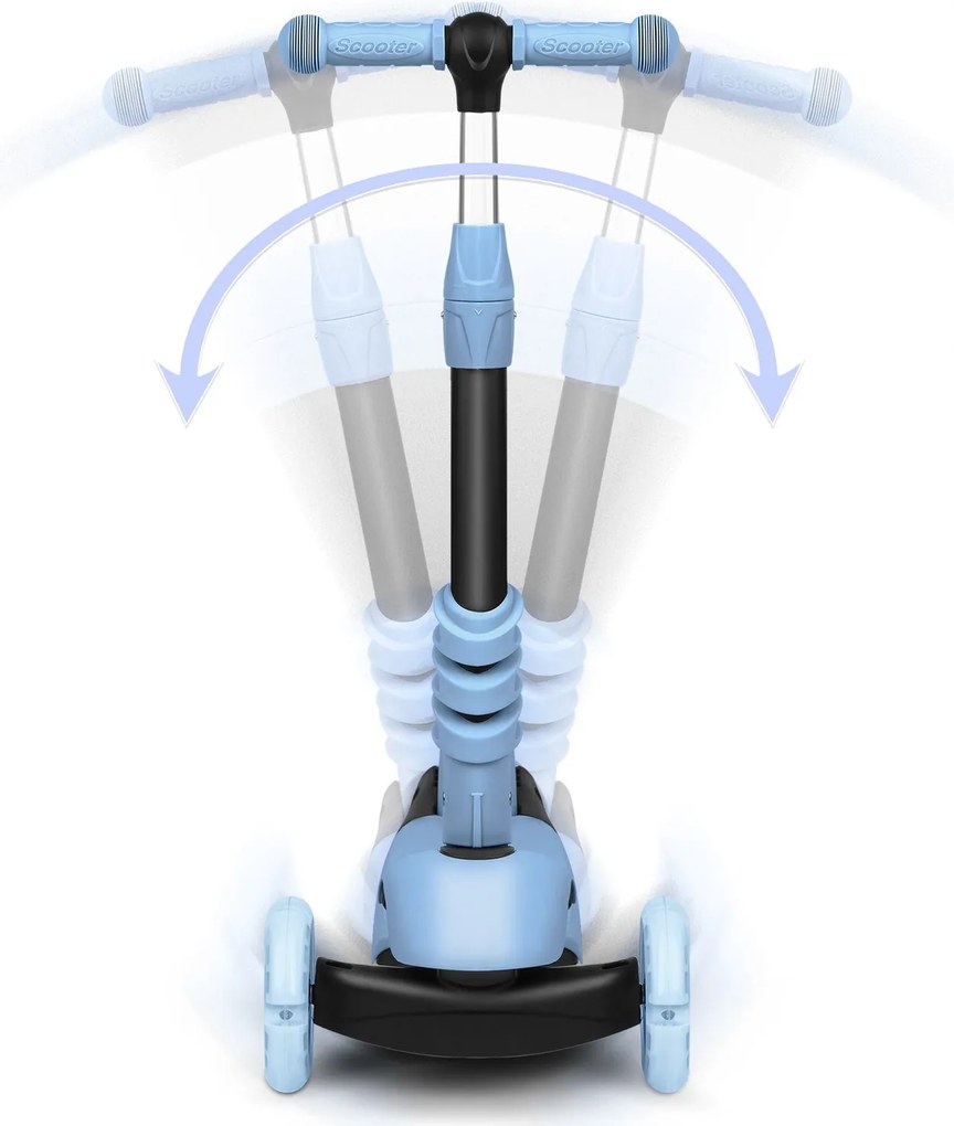 Ricokids Todi tříkolka - modrošedá koloběžka - Poškozený obal
