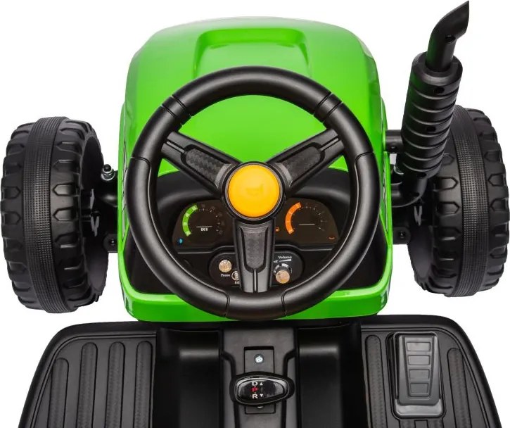 LEAN CARS Akumulátorový traktor BBH-030, zelený