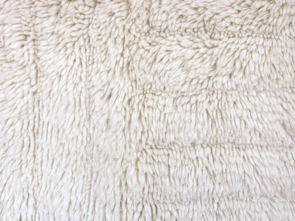 Lorena Canals, Vlněný koberec Dunes - Sheep White, 80x140, bílá, ložnice