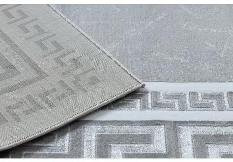 Dywany Luszczow Kusový koberec GLOSS 2813 27, rám, řecký šedá Rozměr koberce: 140 x 190 cm