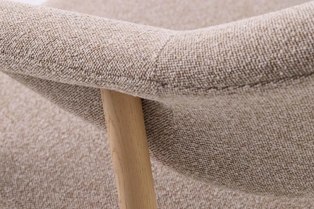 Designová jídelní židle Jacqueline bílý dub