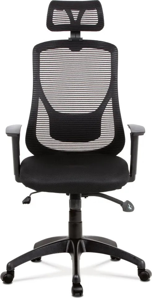 Kancelářská ergonomická židle ALBERT — látka, černá
