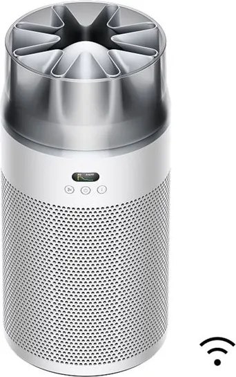 Dyson HushJet Purifier Compact HJ10 bílá/stříbrná - Čistička vzduchu