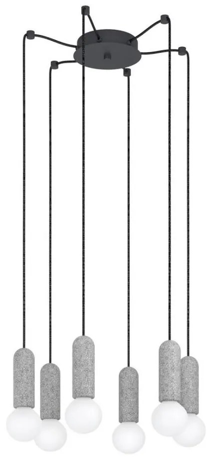 Eglo 39833 - Lustr na lanku GIACONECCHIA 6xE27/40W/230V pavouk