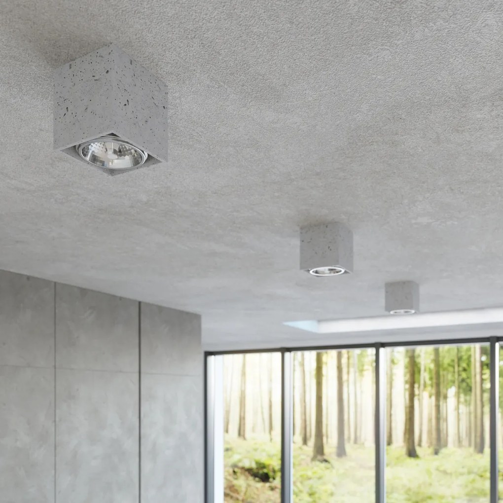 Sollux Lighting Stropní svítidlo VALDE beton