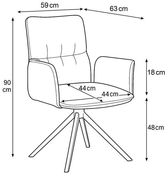 Autronic Jídelní židle DCH-D1328 Barva potahu: Zelená