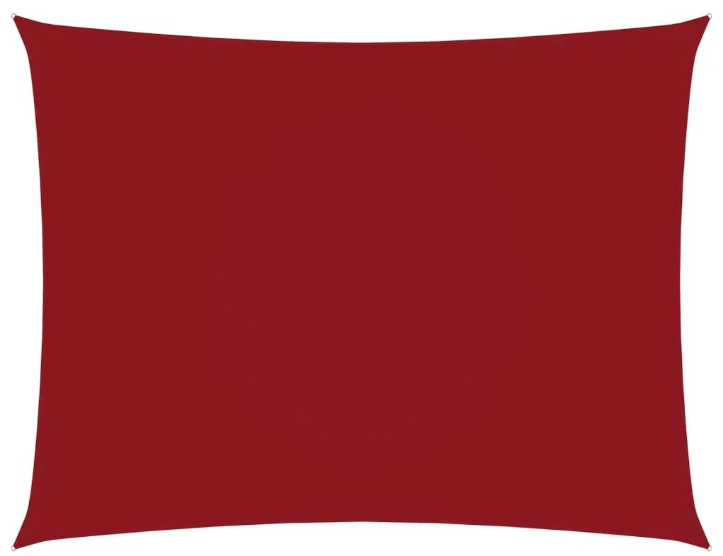 135639 vidaXL Stínící plachta oxfordská látka obdélníková 2 x 2,5 m červená