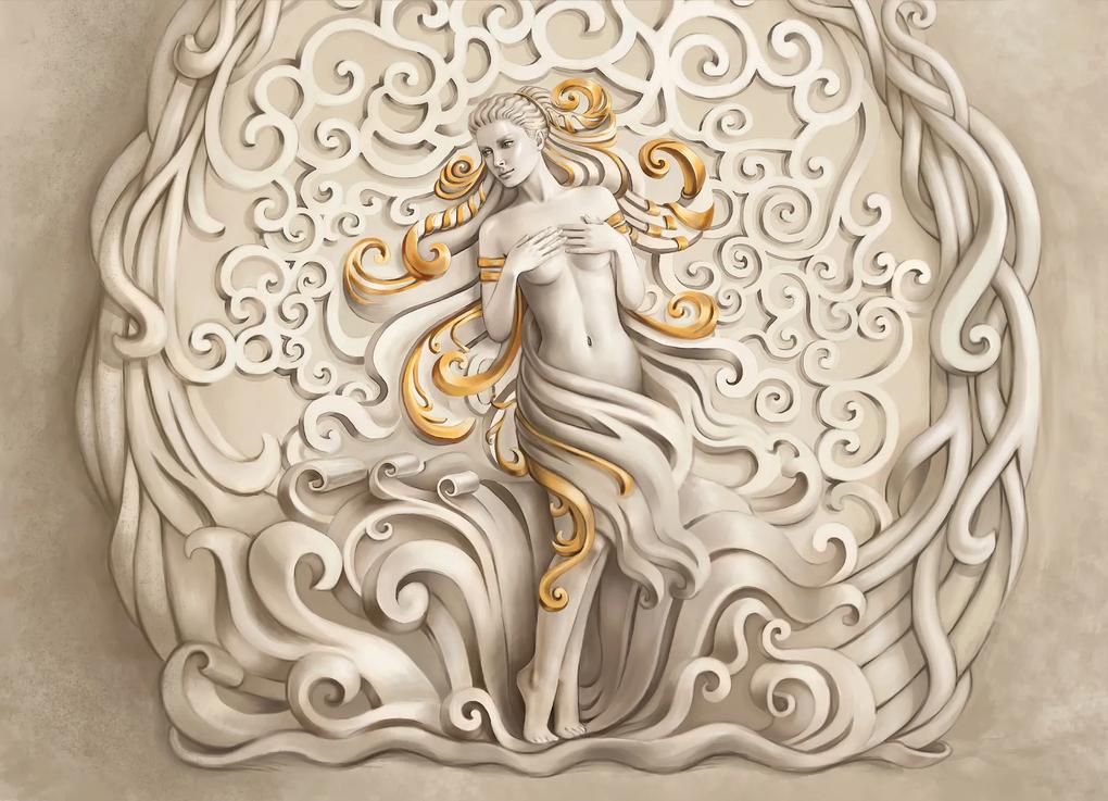 Malvis ® Tapeta Botticelliho zrození Venuše Vel. (šířka x výška): 144 x 105 cm