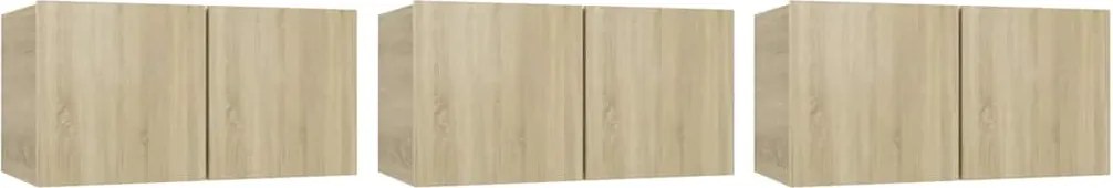 5dílný set TV skříněk dub sonoma kompozitní dřevo 3114424