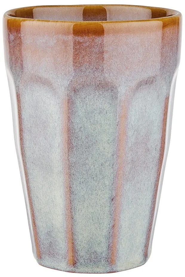 BERGAMO Hrnek Latte macchiato 330 ml - šedohnědá