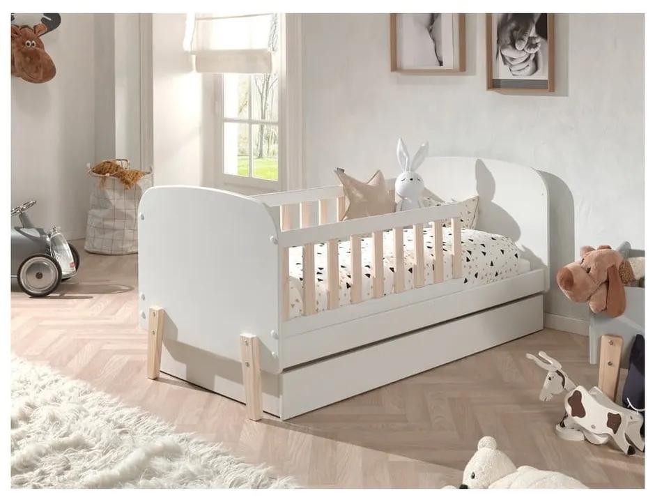 Bílá dětská postel Vipack Toddler, 70 x 140 cm