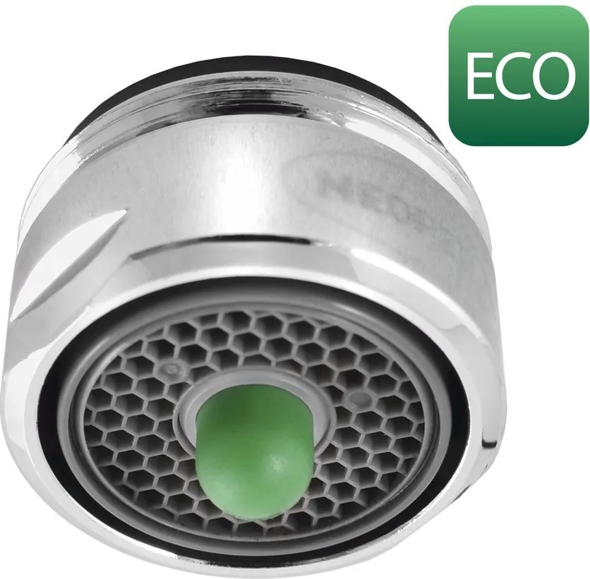 Sapho NEOPERL perlátor úsporný ECO PUSH 5 l/min, vnější závit M24x1, chrom, 3075.103
