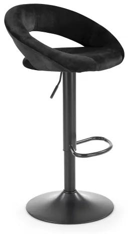 Halmar barová židle H102 barva: černá