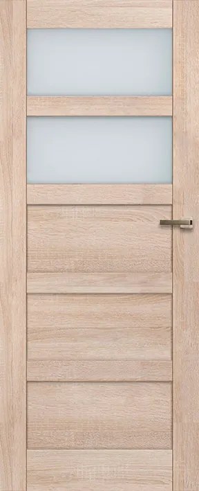 Interiérové dveře vasco doors BRAGA model 3 Průchozí rozměr: 70 x 197 cm, Orientace dveří: Levé dveře, Dekor: Buk jasmínový